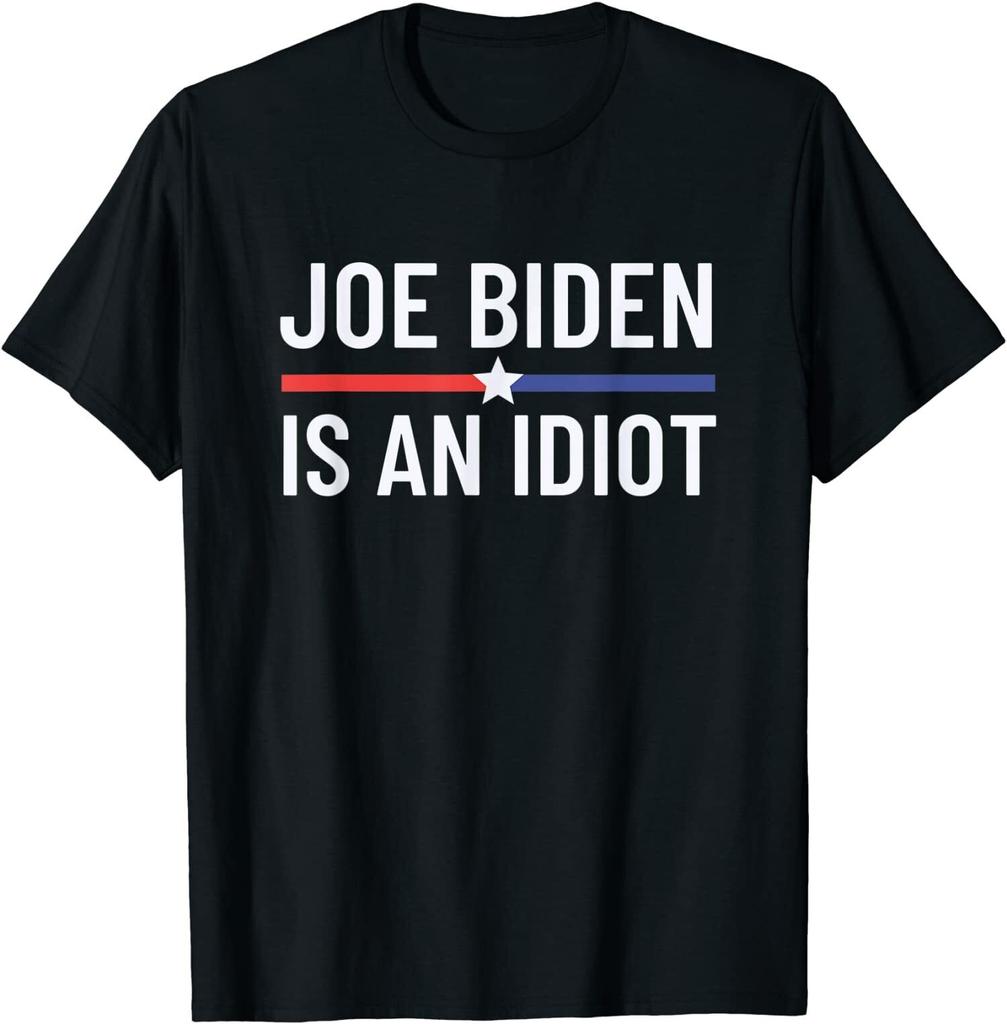 Buy New Limited Funny Joe Biden Is An Idi0T Men Cute Summer Men'S ...