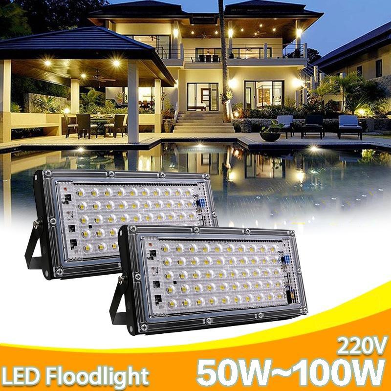 Buy IP66 Waterproof Spot Outdoor Lamp 50W LED 4500LM 50LED Flood Light ...
