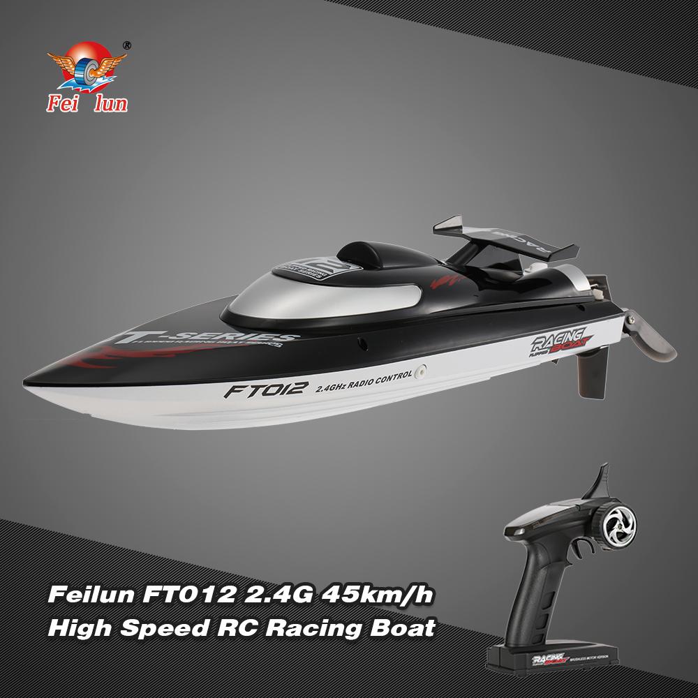 Buy Original FT012 24G Brushless 45kmh High Speed RC Racing Boat with ...