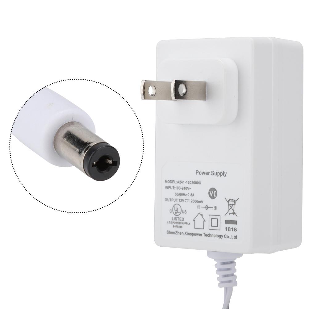 Buy 24W 12V 2A AC Adapter Charger Power Supply Adapter 5.5mm*2.5mm 5 ...