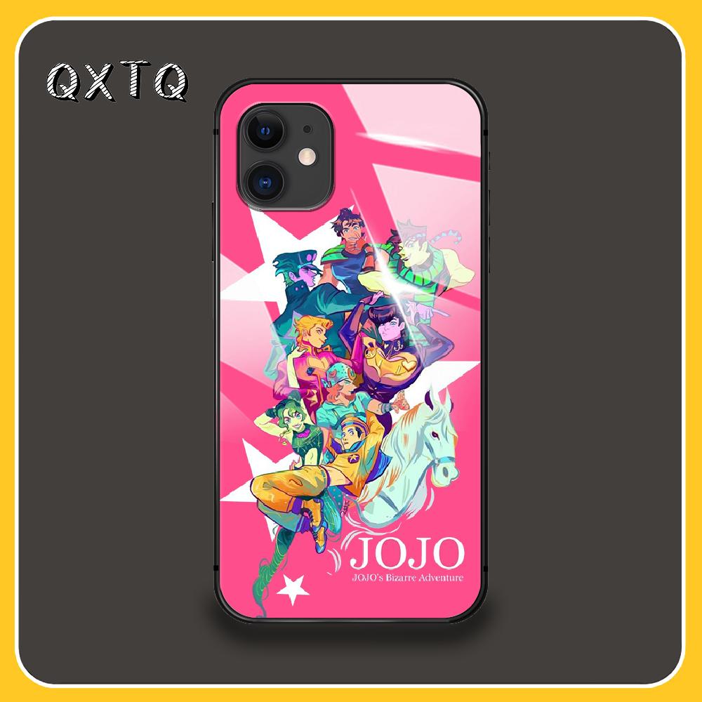 Buy JoJos Bizarre Adventure Tempered Glass Phone Case For Iphone Xiaomi ...