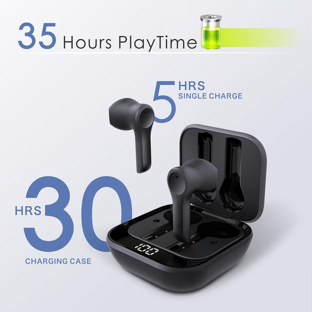 Buy DH F09 Mini Wireless Headset With LED Digital Display Wireless ...
