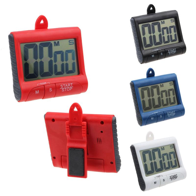 Buy Magnet Digital LCD Kitchen Count Down Counter Timer Beeping Alarm ...
