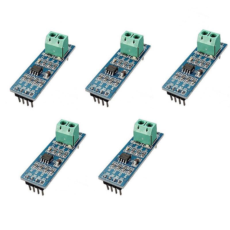 Barebones iHaospace 5Pcs 5V MAX485 RS485 Modul TTL auf RS-485 MCU Entwicklungsplatine für ...