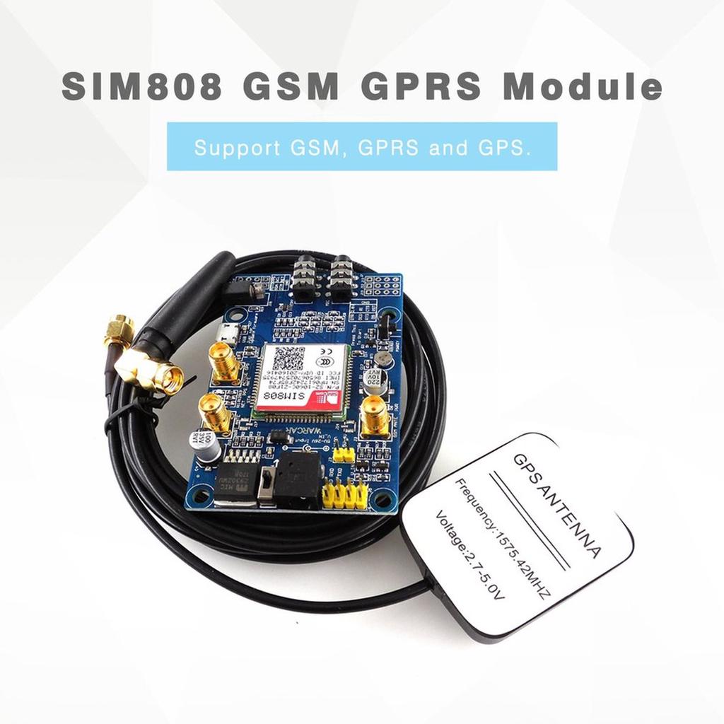 SIM808 Modülü GSM GPRS GPS Geliştirme Kurulu IPX SMA ile Havadan STM32 51MCUDaily Elektronik ...