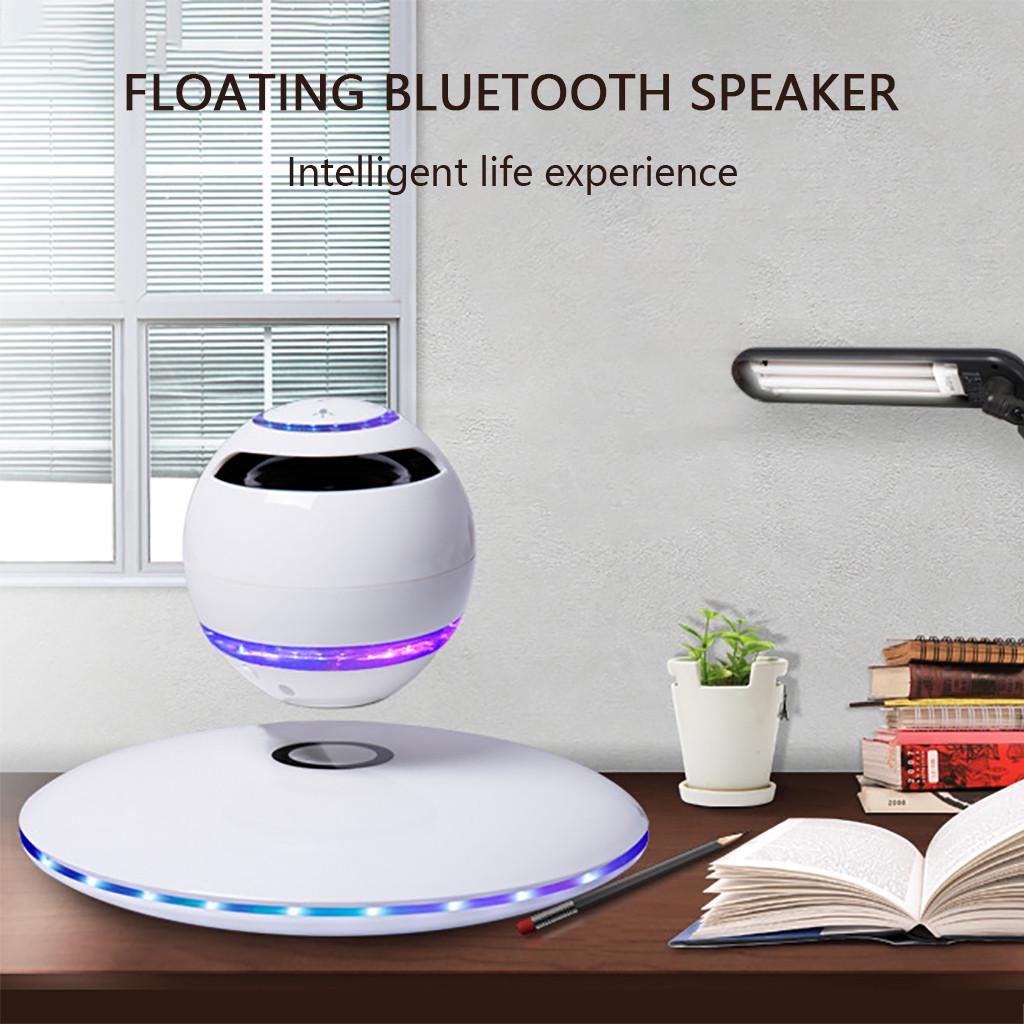 Buy Sunnyli Magnetic Levitating Bluetooth Speaker LED Flash Wireless ...