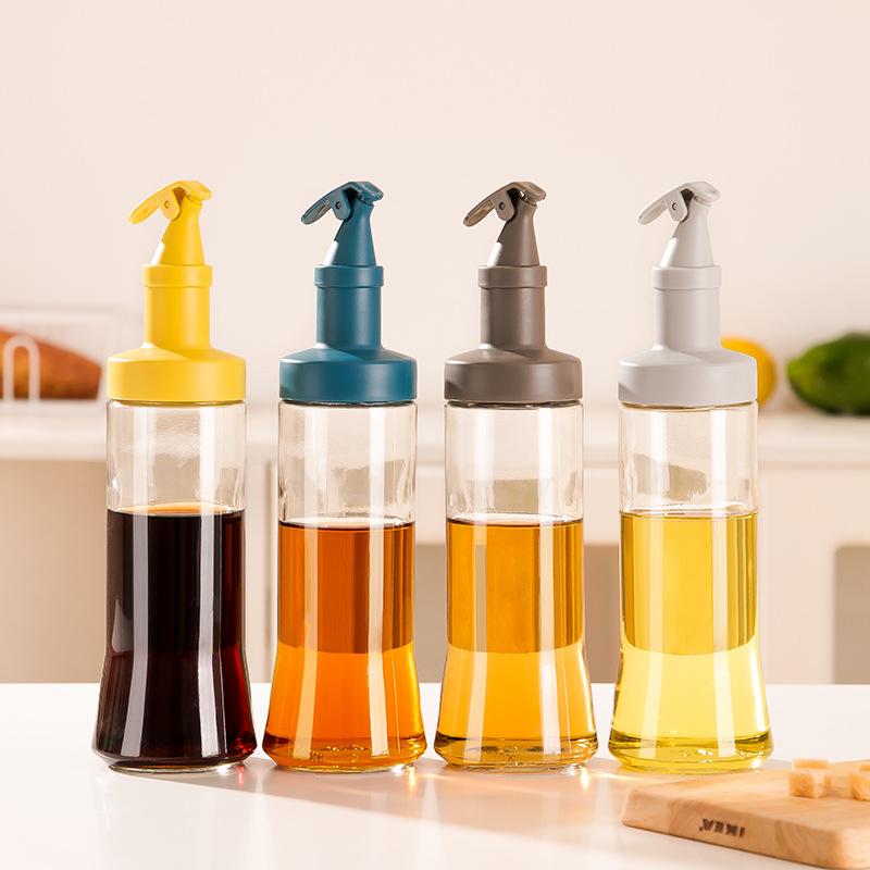Buy 500ml Kitchen Cooking Tools Olive Oil Vinegar Glass Dispenser ...