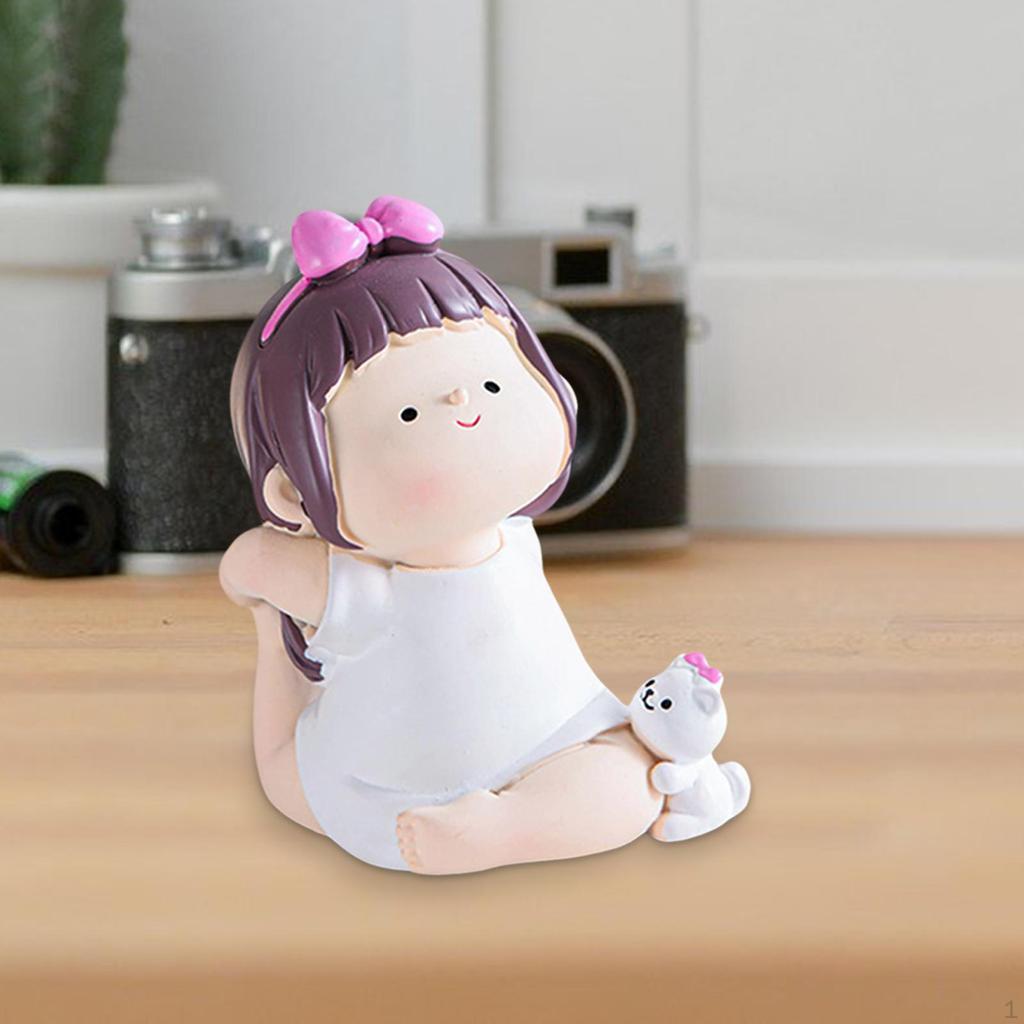 Buy Cat Decorative Girl Yoga Statues Pose Figurines Resin Crafts ...