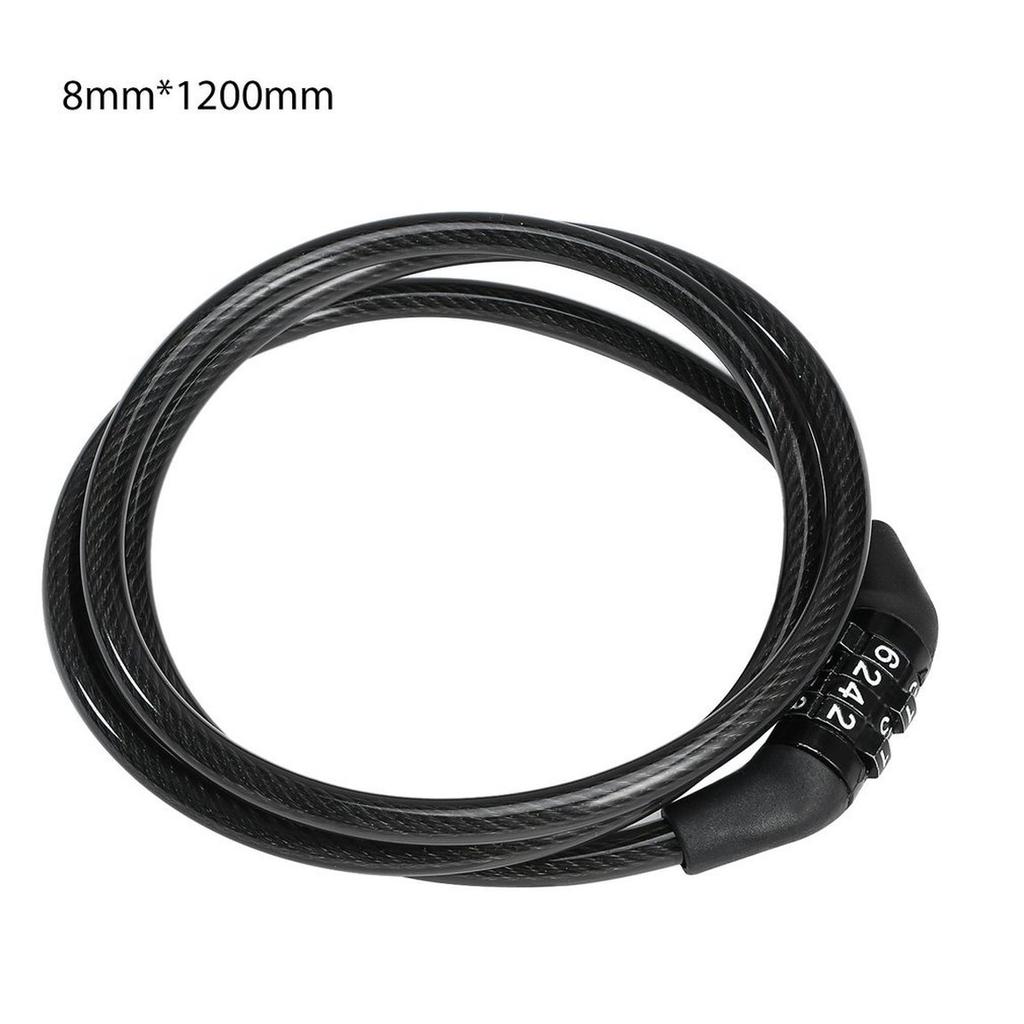 Buy 4-Digital Bicycle Bike Anti-Theft Security Chian Lock Code Cable ...