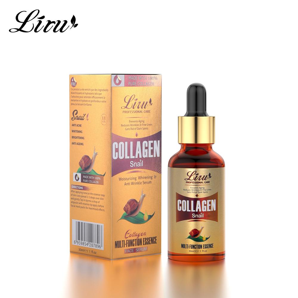Buy Liru Collagen Snail Repair Whitening Facial Essence Organic Anti ...