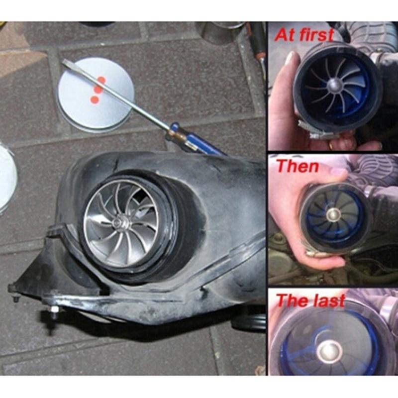 Buy Fashion Universal Tornado Turbo Single Fan Air Intake Fuel Saver ...