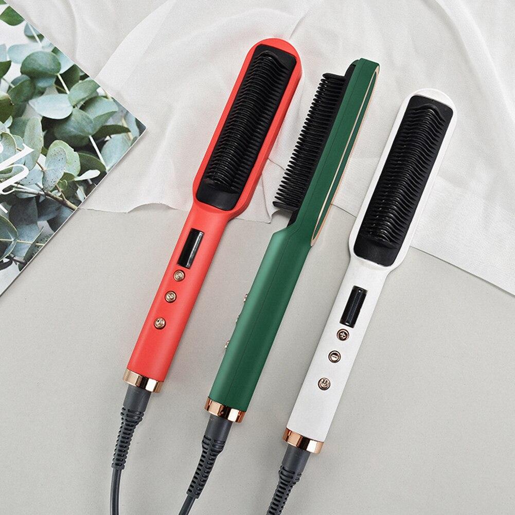 Buy Brush Hair Comb Straighteners Curling Hair Iron Screen Hot Air Comb ...