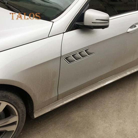 Buy 2Pcs/Set Creative 3D Car Stickers Side Fake Vents Front Cover ...