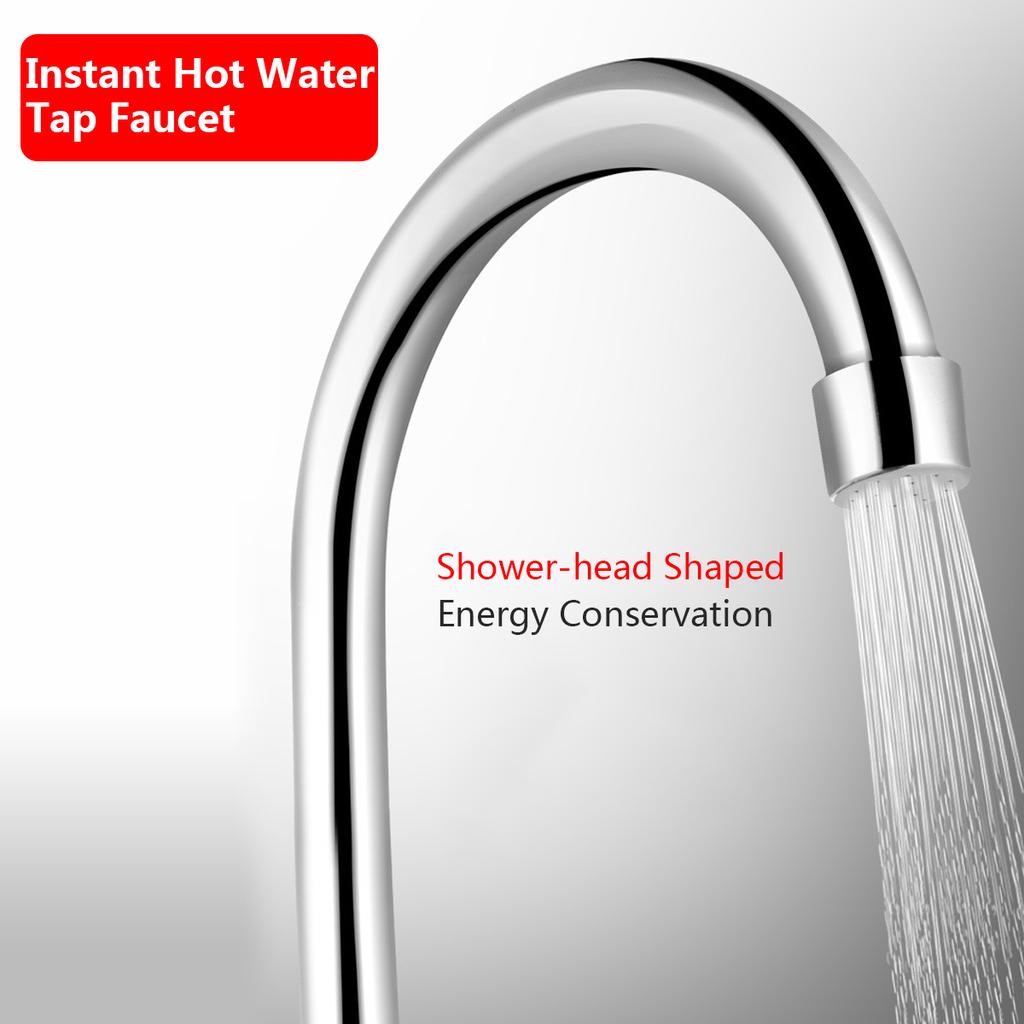 Buy 3000W Faucet Cold and HOT Water Mixer 2s Fast Heat 360 Degree ...