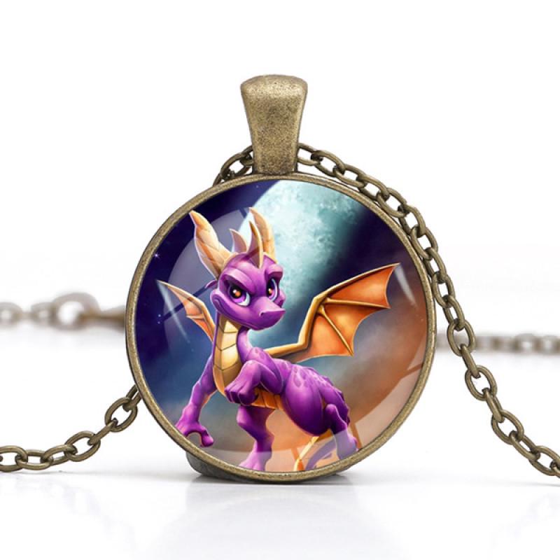 Buy New Arrival Spyro the Dragon Pendant Necklace Hot PS1 Game Handmade ...