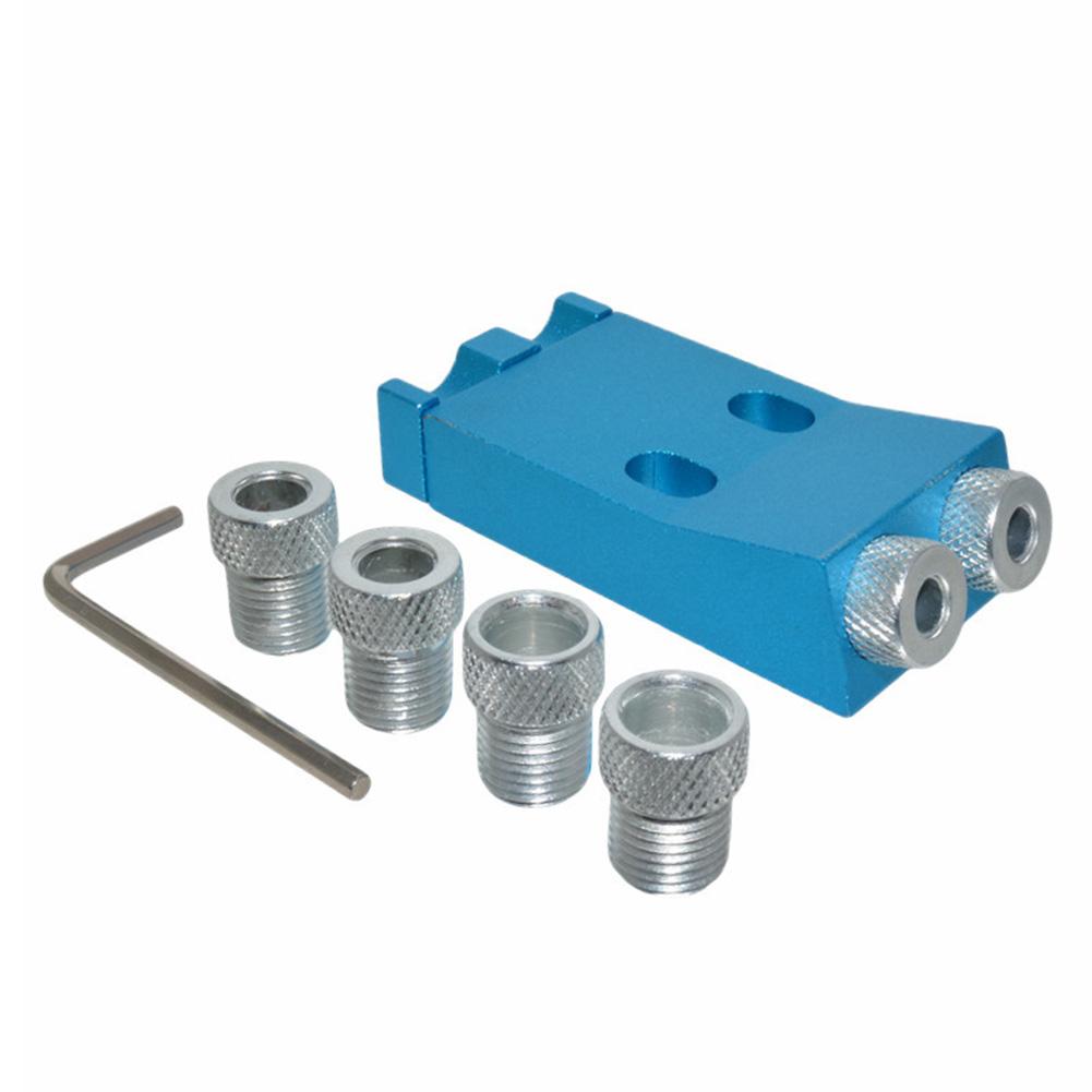 Buy 15 Degree Woodworking Oblique Hole Locator Drill Bits Hole Jig Kit ...