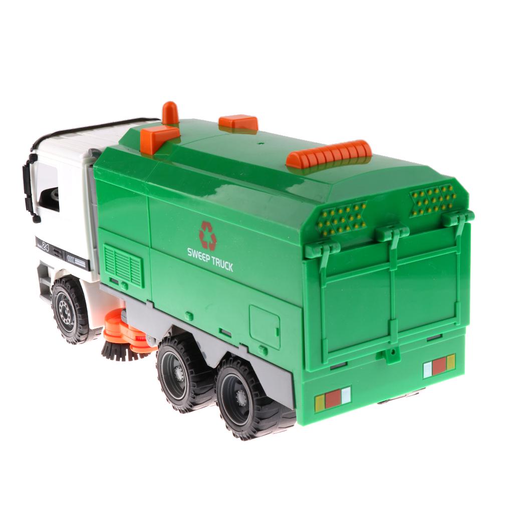 Buy 1/12 Friction Powered Street Sweeper Engineering Vehicles Toy For ...