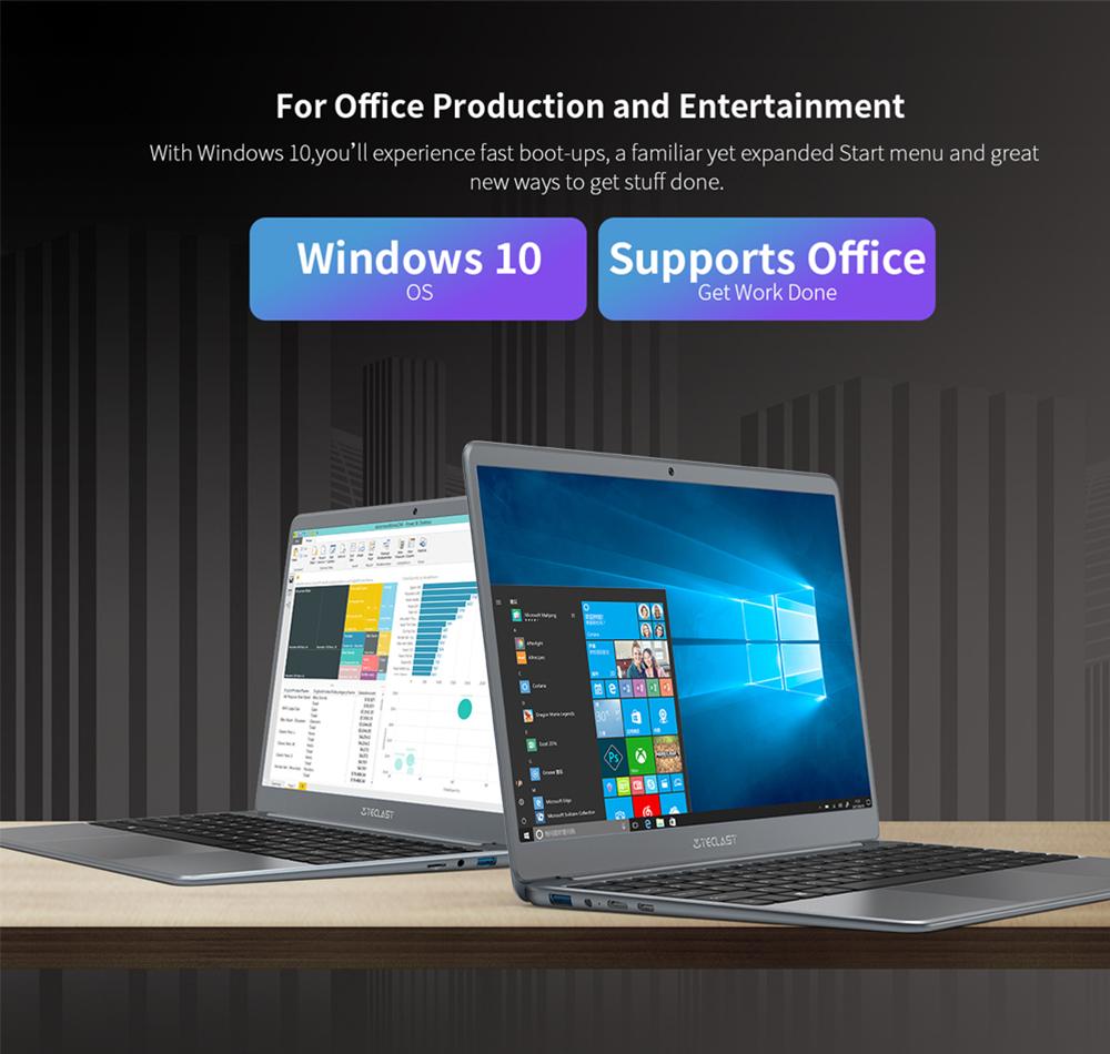 Buy Teclast F7 Plus 2 14.1 Inch Laptop Windows 10 8GB RAM 256GB SSD ...