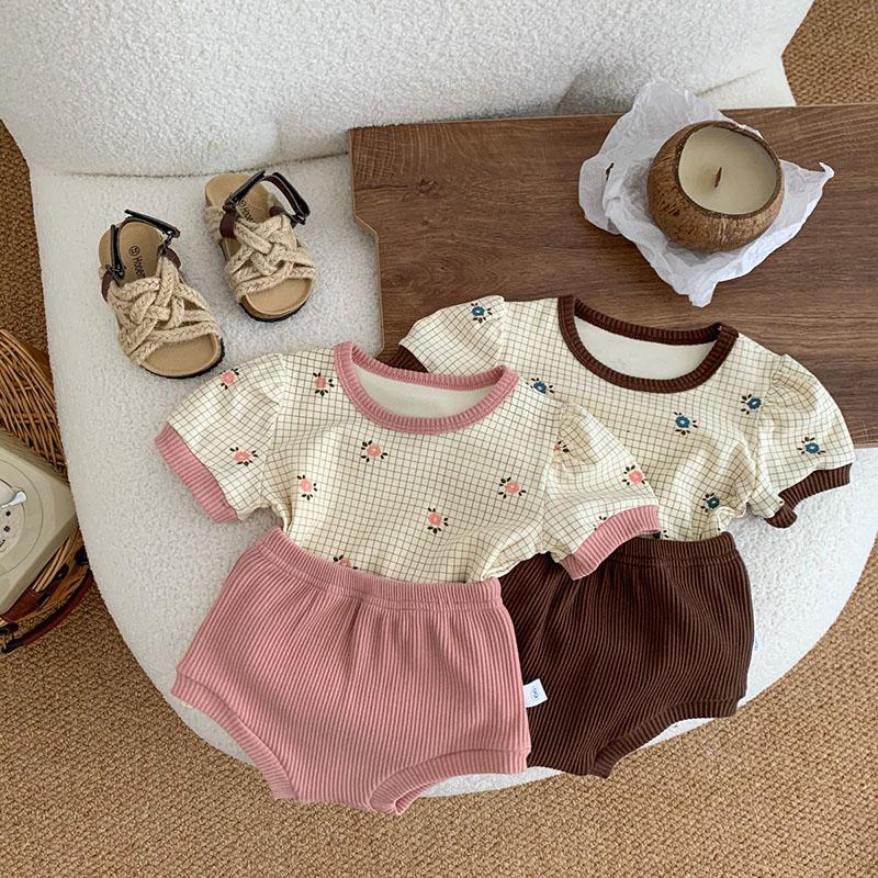 Cheap Milancel Summer Baby Clothing Set Floral Tee And Bloomer2 Pcs ...