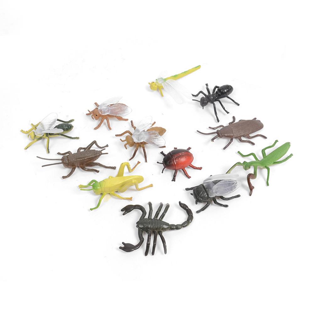 Reusable Plastic Insect Toys Animal Figures Tricky Props For Children ...