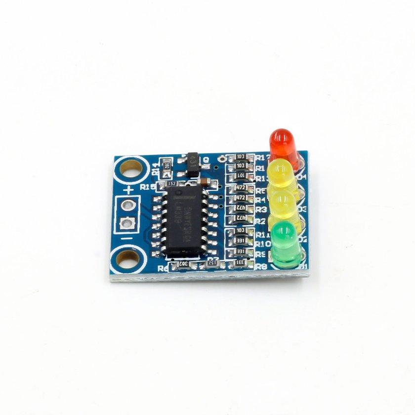 Buy 12V Battery 4 Segments 4-digit Battery Indicator Module Onboard 4 ...