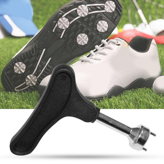Buy Durable Golf Spike Wrench Portable Excellent T-Shaped Handle Nail ...