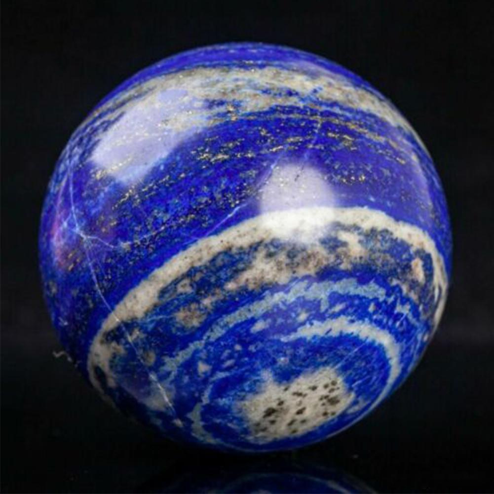 Satın alın Natural Blue Lapis Lazuli Crystal Sphere Healing Ball I6H3 ...