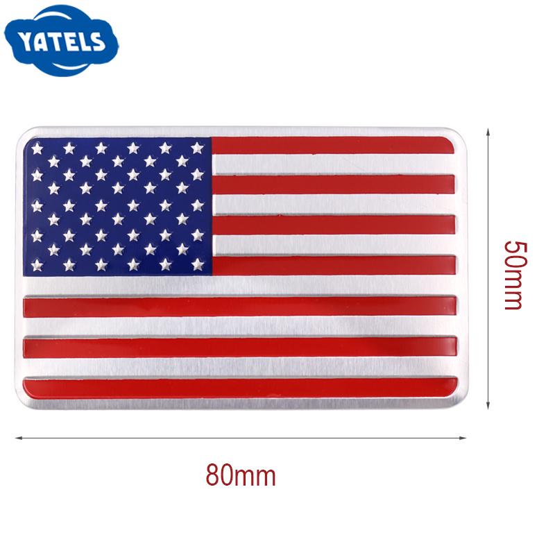 Buy 1 Pcs for 3D Metal American Flag Car Sticker Logo Badge Badge Car ...
