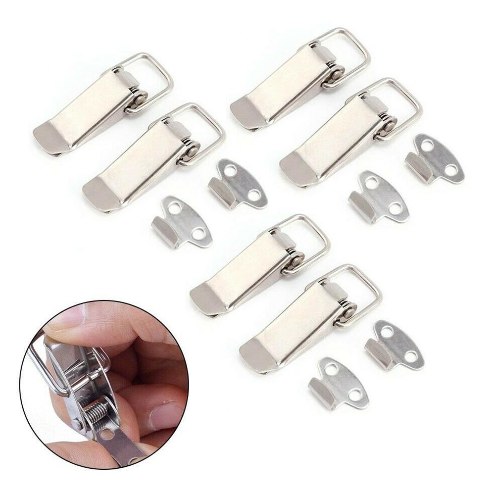 Locking Toggle Catch + Plates Heavy Duty Case Clamp Latch Clip ...
