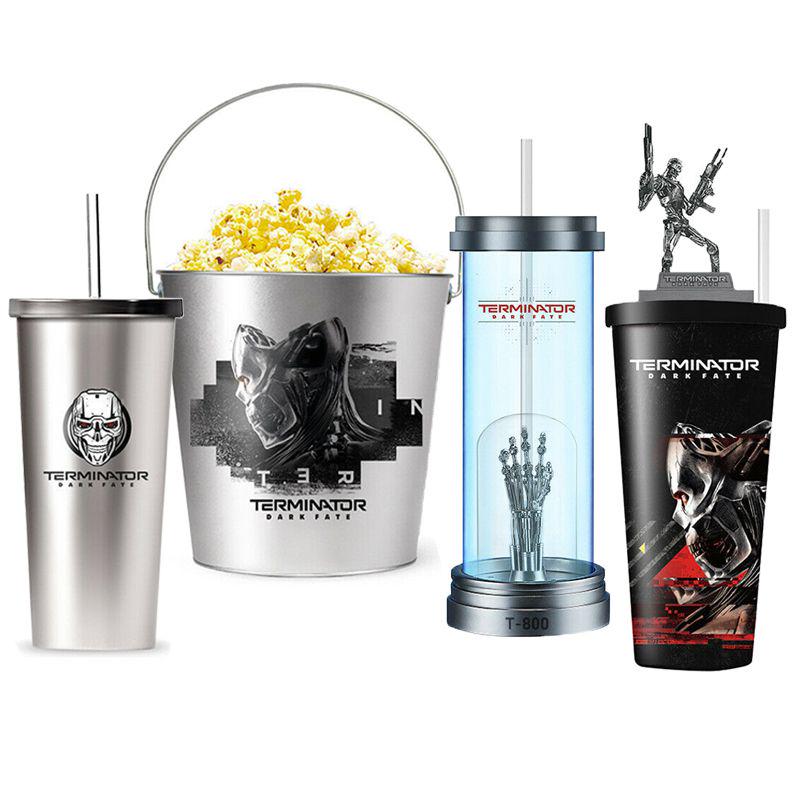Buy Cups Terminator Dark Fate T-800 Topper Cup & Popcorn Bucket Movie ...