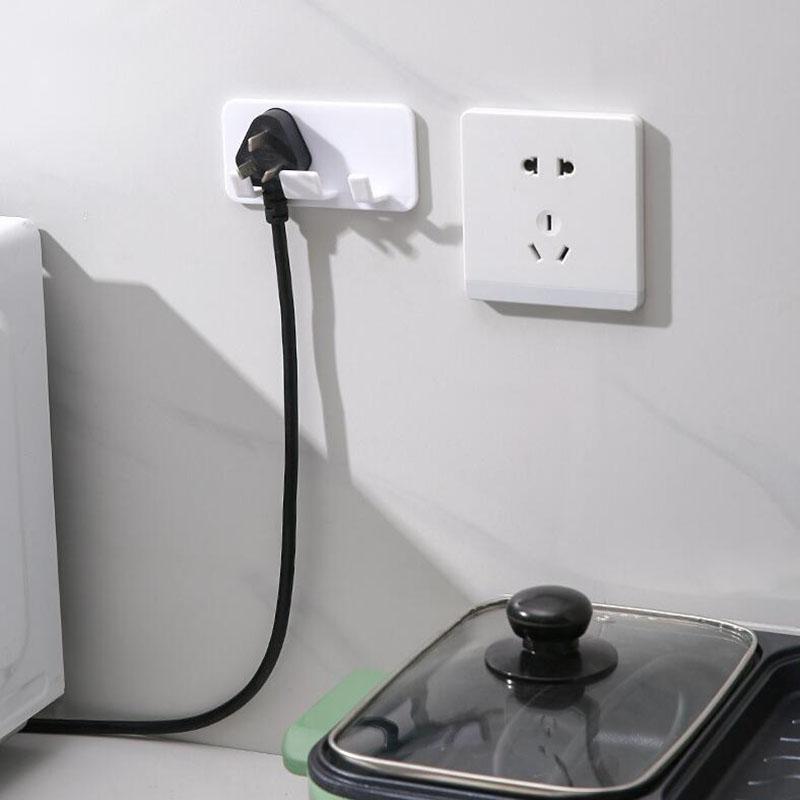Buy Power Plug Holder Wall Mounted Organizer for Charger Hairband ...