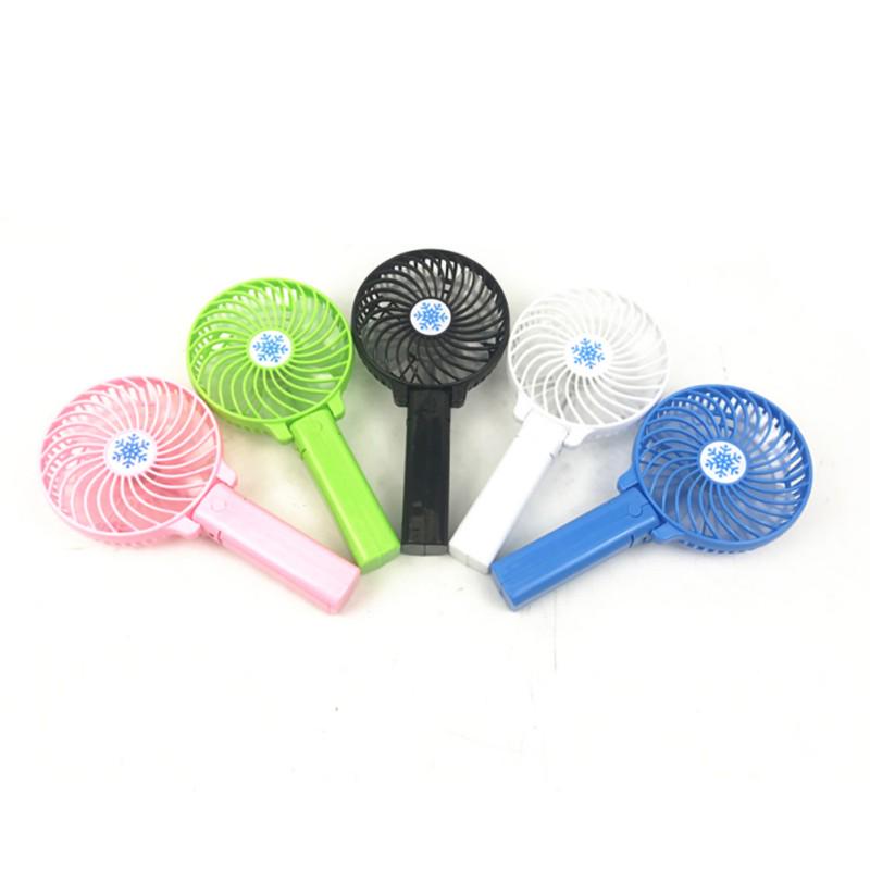 Buy Round Button Fans Hand Held Portable USB Rechargeable Practical ...