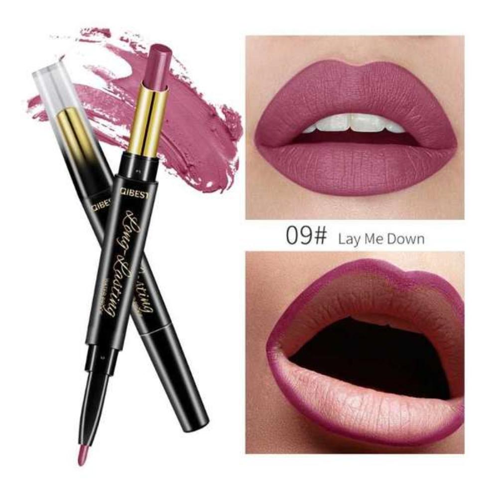 2 In 1 Dual-tip Lipstick Pen, Waterproof and Long-lasting Matte ...
