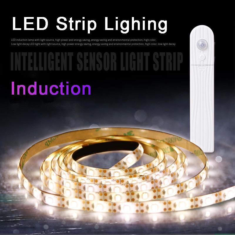 Satın alın Wireless Sensor Led Strip Light Bed Cabinet Stairs Light Usb ...