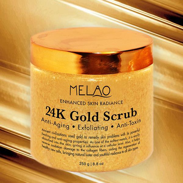 Buy Melao 24K Gold Body Scrub Anti Aging Face And Body Scrub Formula ...