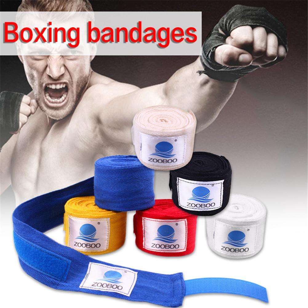 2pcs Bandage Punching Hand Wrap Boxing Gloves Training Wrist Protect ...