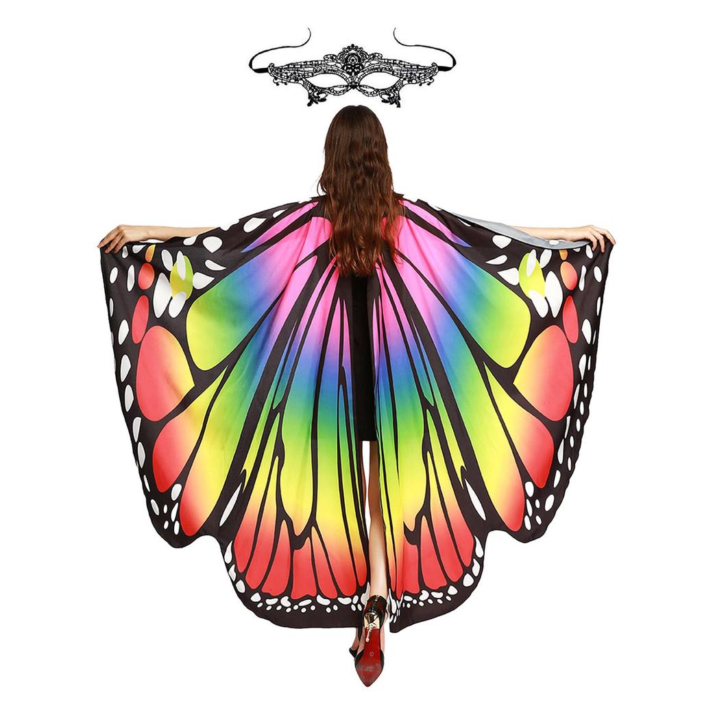 Buy Women's Butterfly Cape-Butterfly Wings Costume With Headband For ...
