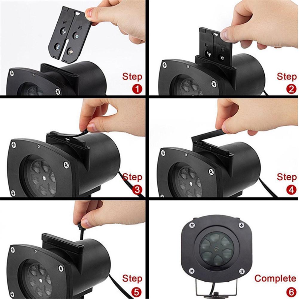 12PCS/Set Film Light Slides With 12 Different Patterns For LED ...