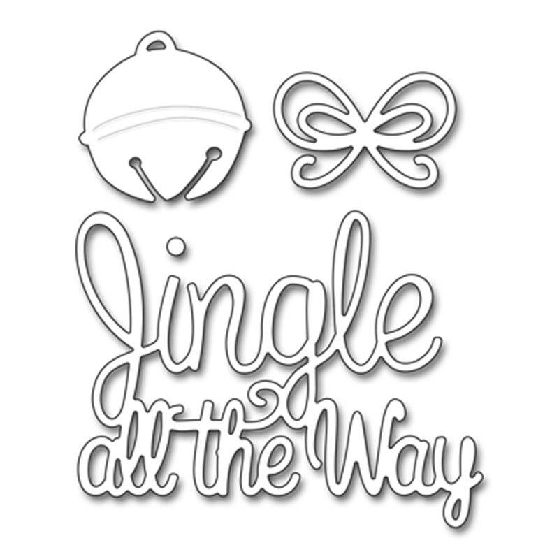 Buy BINGLE ALL THE WAY Metal Cutting Dies Craft for Album Scrapbooking ...