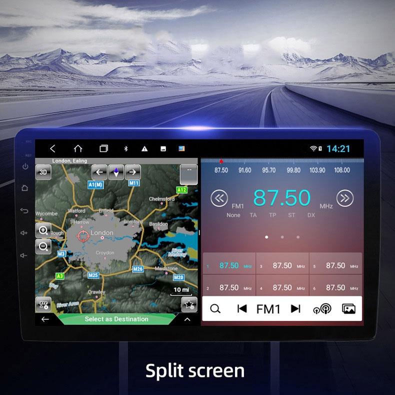 2G+32G Android GPS Large-Screen Navigation In-Vehicle Intelligent ...