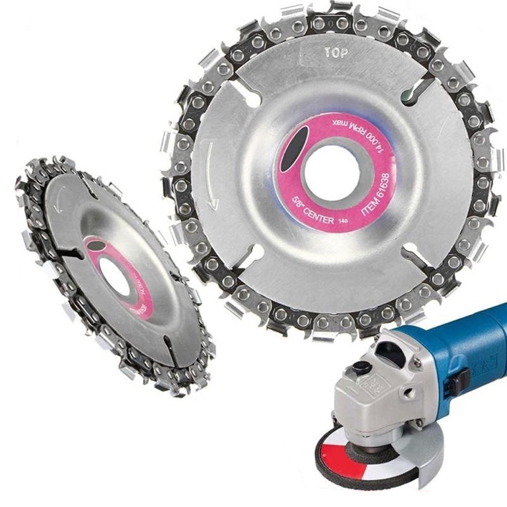 Buy 4 Inch Grinder Disc and Chain 22 Tooth Fine Cut Chain Set For 100 ...