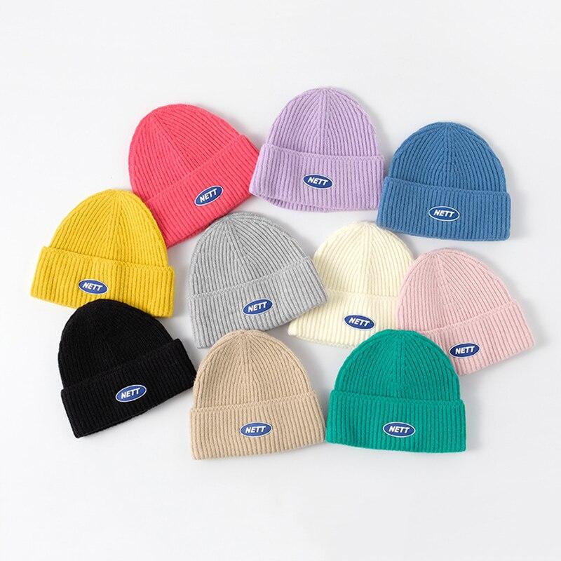Buy Winter Women's Beanies Cap Casual All-Matching Beanie Hat Winter ...