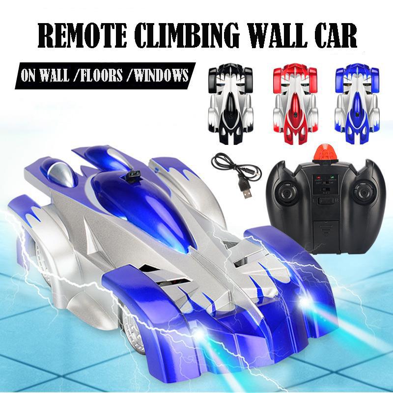 Cheap Remote Control Wall Climbing RC Car with LED Lights Stunt Toys ...