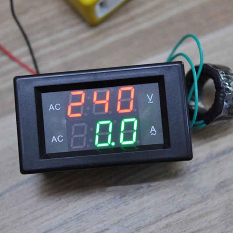 Buy YB4835VA 500V/50A Digital Display AC Voltmeter Ammeter Panel Amp ...