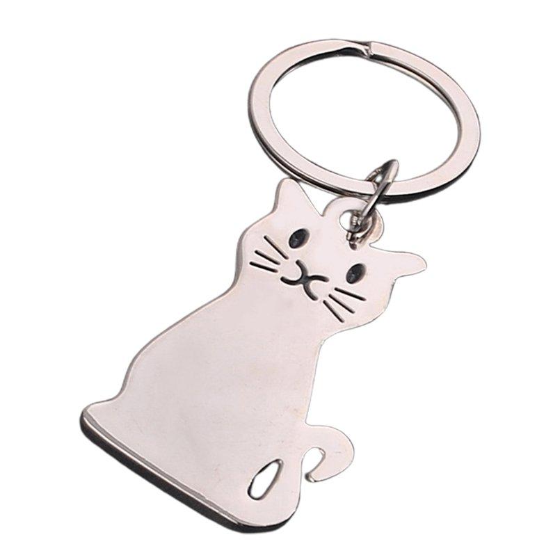 Craft Supplies & Tools Pendants Cat Key Fob Cat Pendant Personalized ...