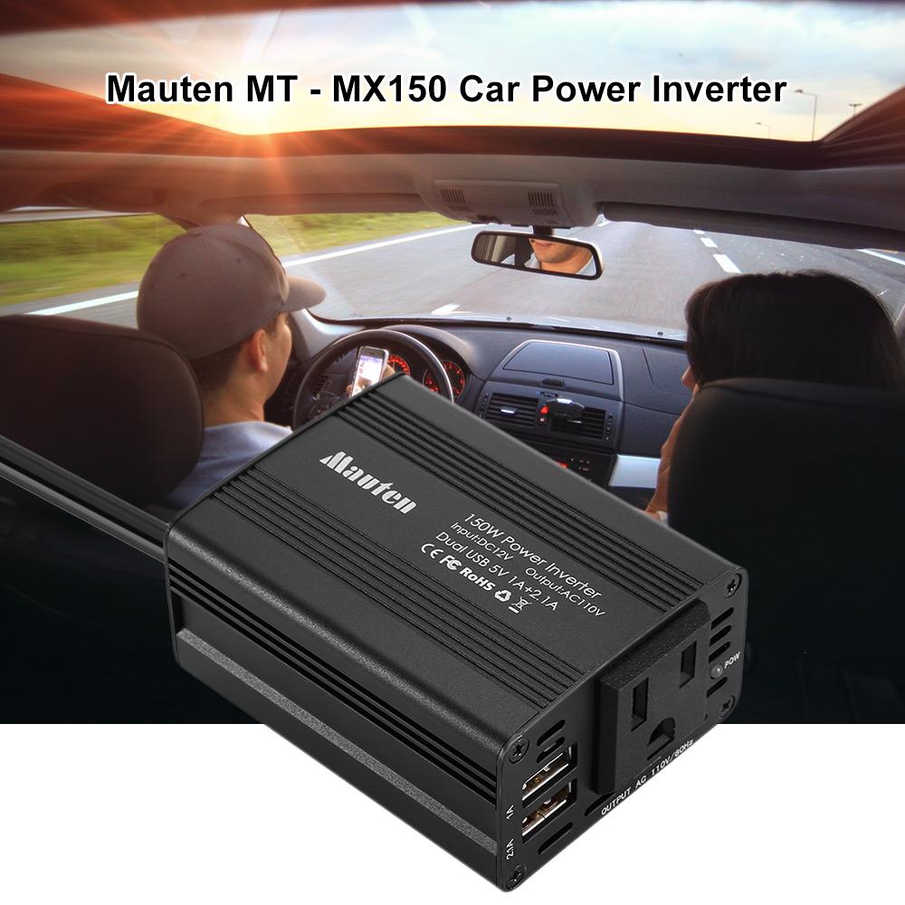 Buy Mauten MT - MX150 Car Power Inverter 150W DC 12V To 110V AC ...
