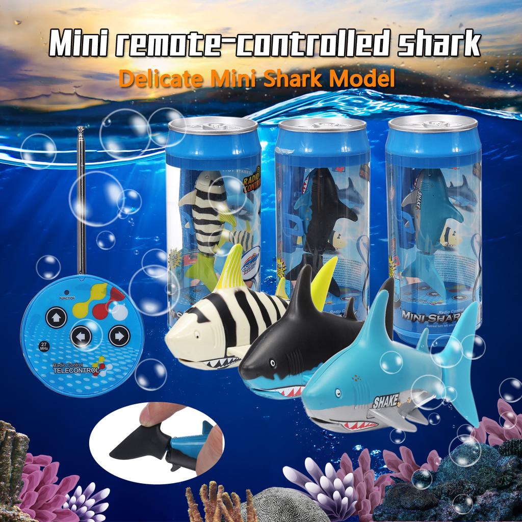 Buy Remote Control Mini Shark Swim In Water Electronic Toy For Kids ...