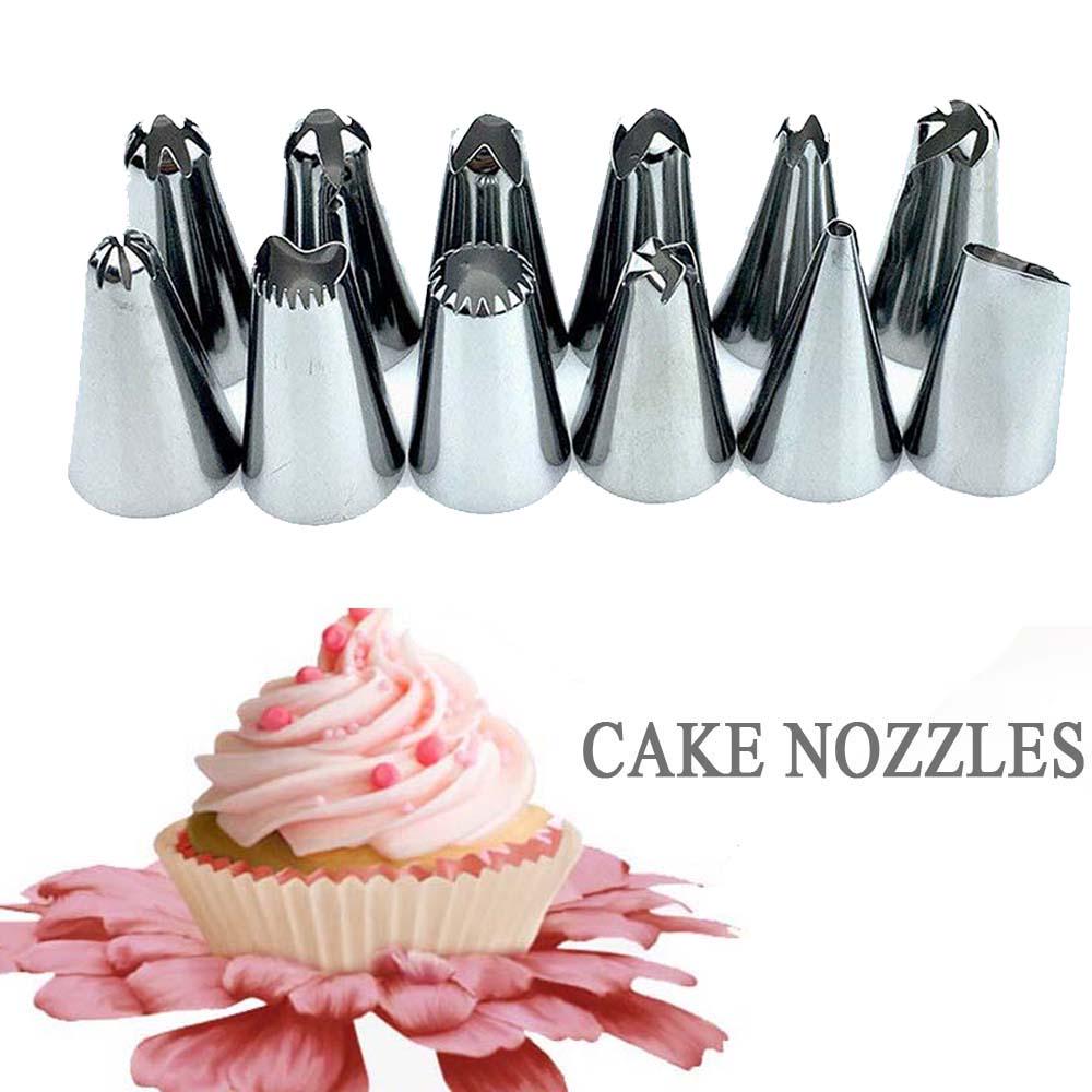 Buy Pastry Tools Pastry Bags Drawing Noodles Icing Piping Cake Nozzles ...