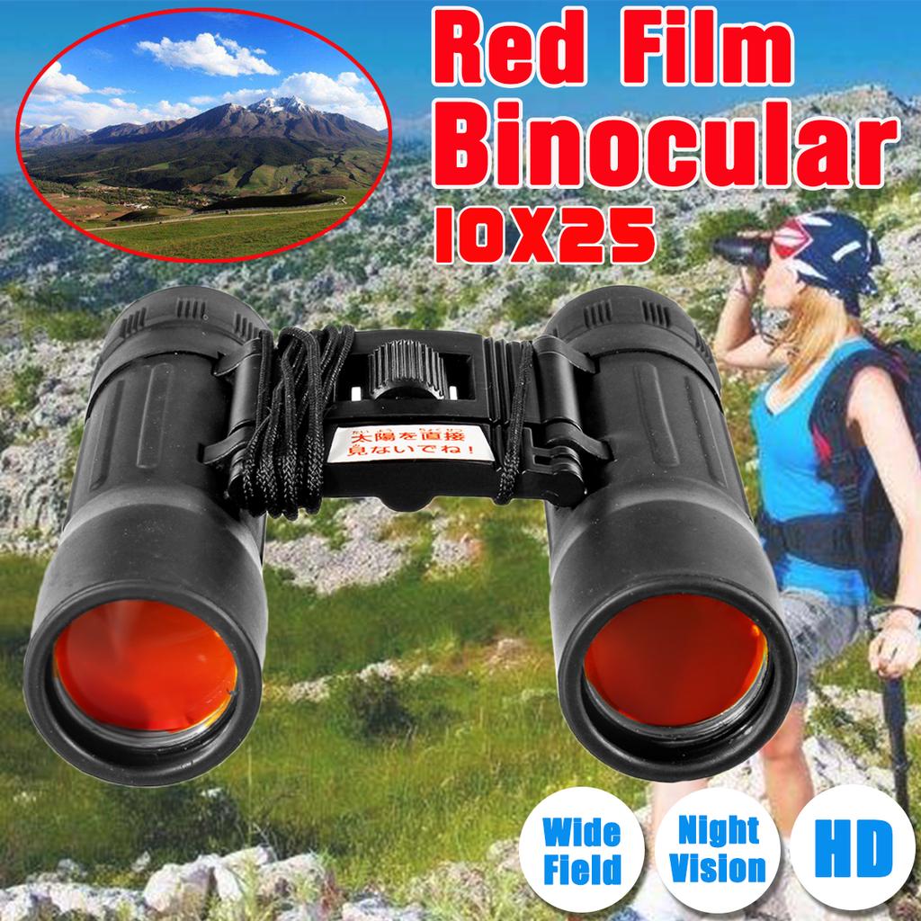 Buy 10X25 Zoom HD Night Vision Red Film Binocular Portable Travel ...