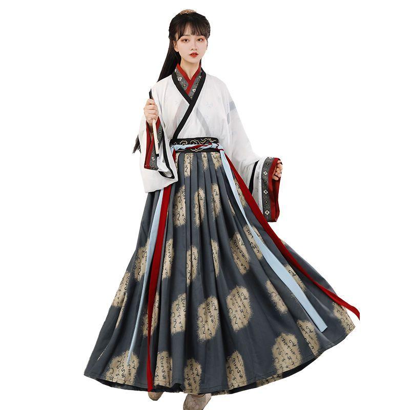 Buy Chinese Original Hanfu Wei Jin Dynasty Style Large Sleeve Hanfu ...